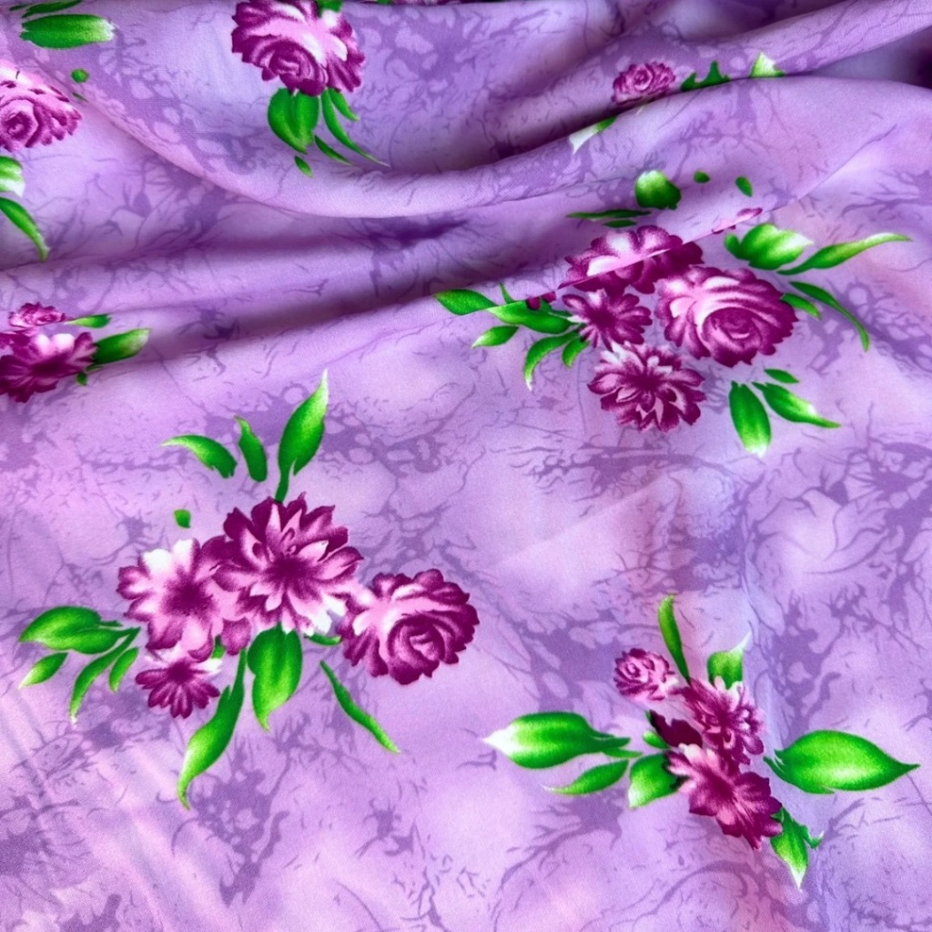 Kain Pasang Bidang 45 Inci Kain Corak Bunga Kain Ela Bunga Lembut Dan ...