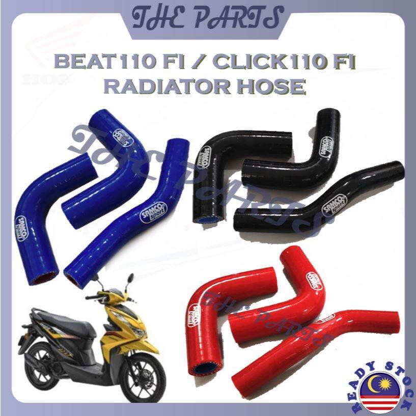 SAMCO HONDA BEAT V1 V2 CLICK FI BEAT 110 RACING SILICONE RADIATOR HOSE ...