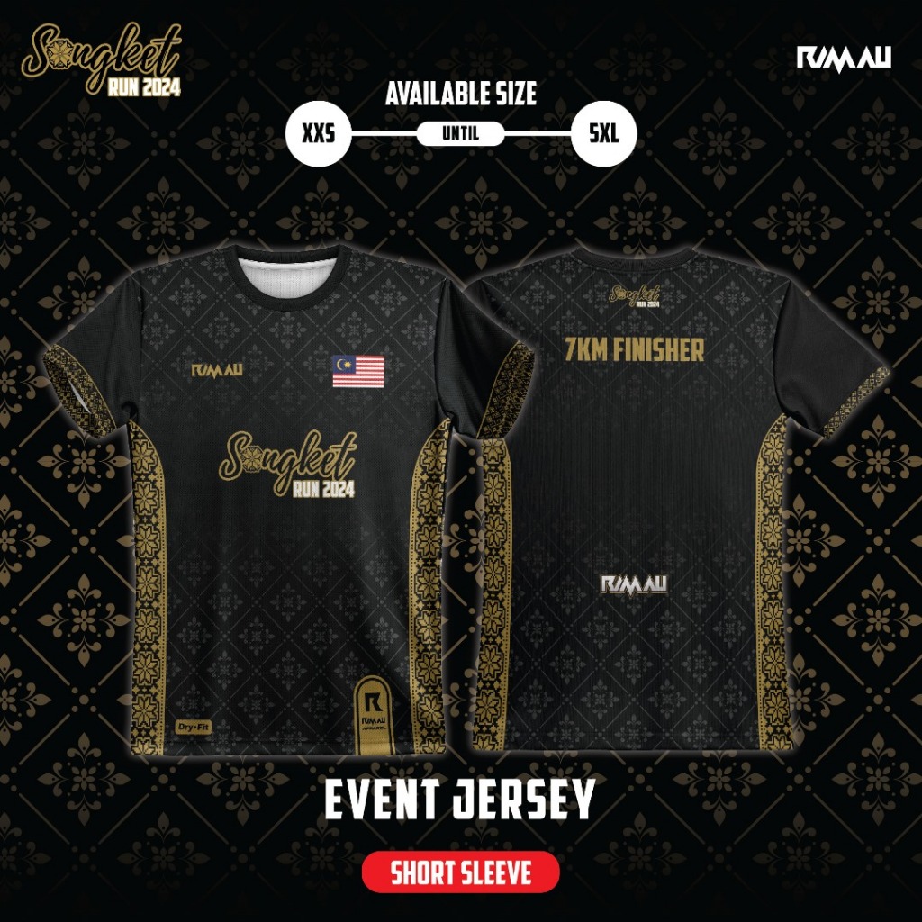 MID YEAR SALE ] JERSEY SONGKET RUN 2024 | Shopee Malaysia