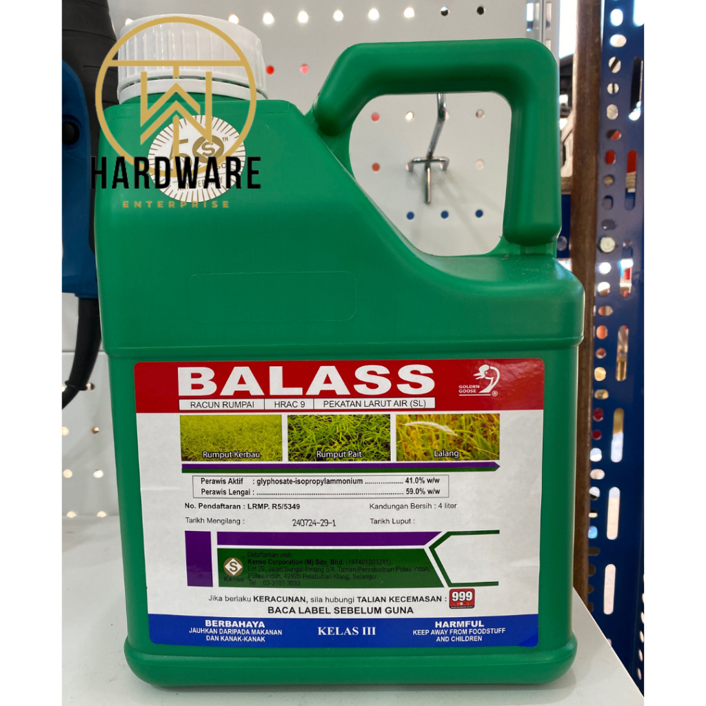 BALASS Glyphosate-Isopropylammonium 41.0% Racun Rumput Lalang Herbicide ...