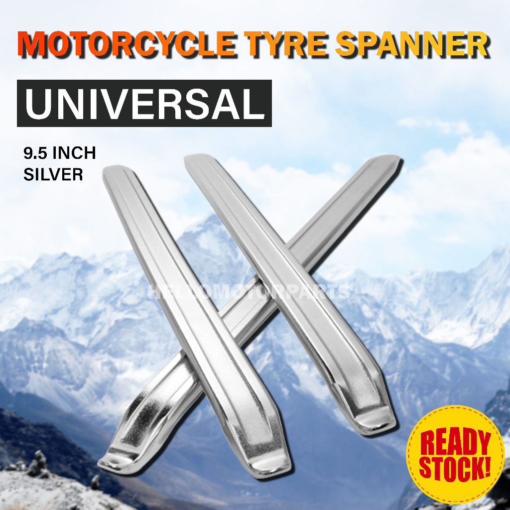 [1PCS] MOTORCYCLE TYRE SPANNER LEVER HIGH MATERIAL [9.5 INCH] | Shopee ...