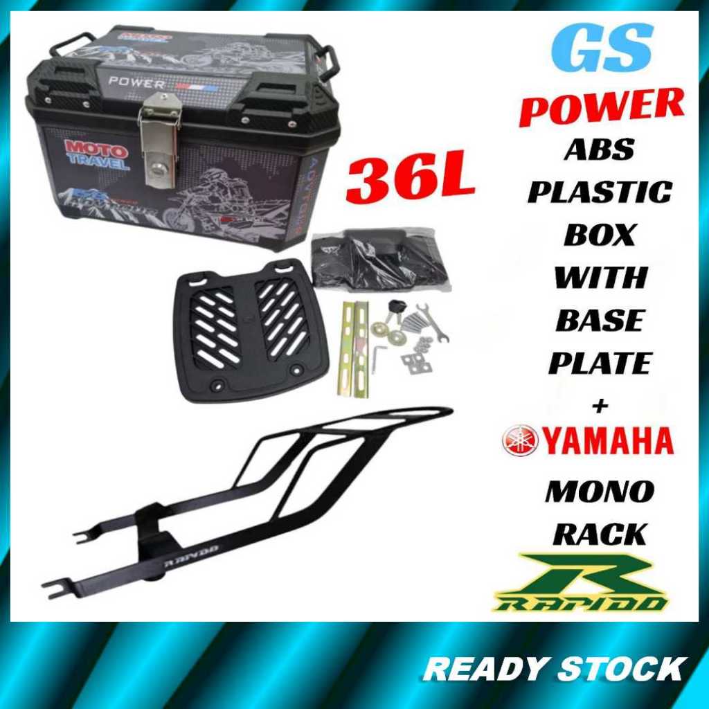 Box 36L (POWER) GS ABS Motor+RAPIDO Monorack Vrack YAMAHA 135LC V1-V8 ...