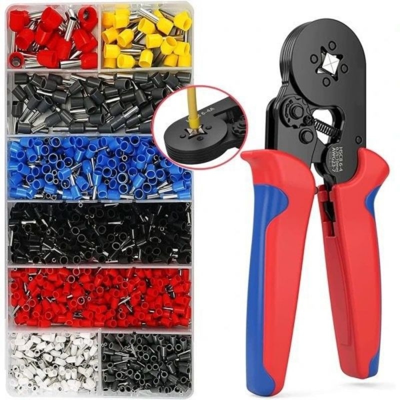 Ferrule Crimper Plier Tubular Terminal Crimping Tool Wire Terminal ...