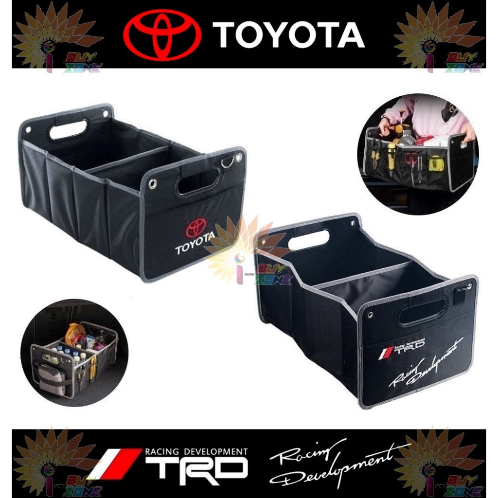 Toyota TRD Racing Motorsport Multi Compartment Storage Travel Organizer ...
