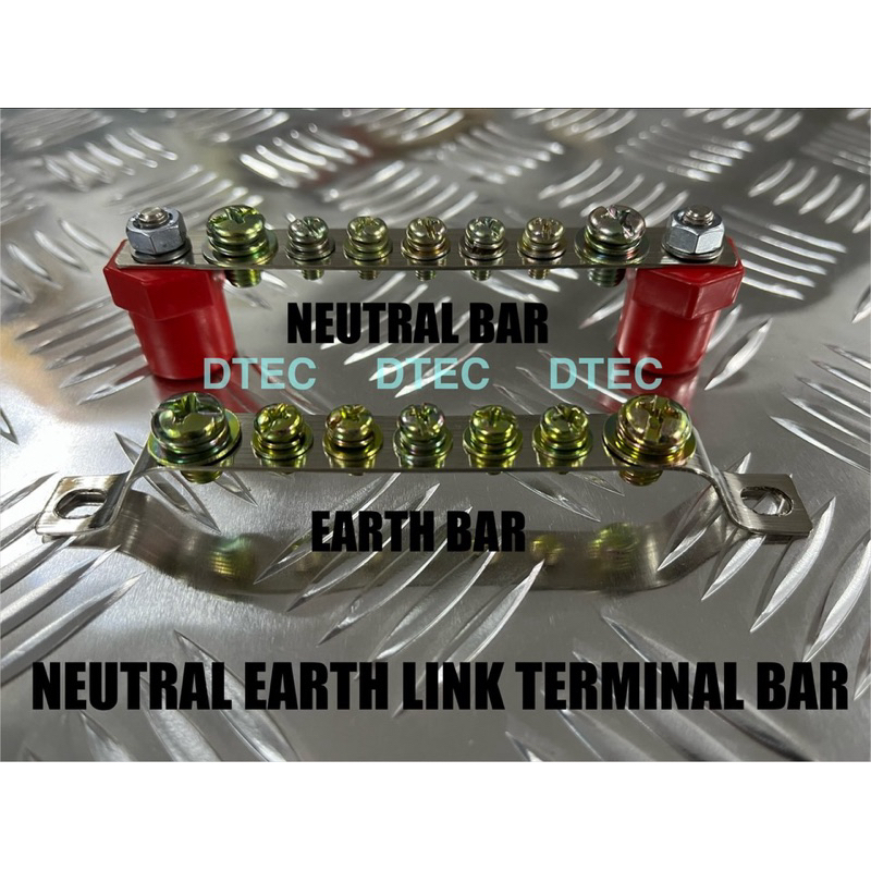 1Pcs - 3 / 5 / 7 / 10 Way Brass Neutral Earth Terminal Bar for Neutral ...