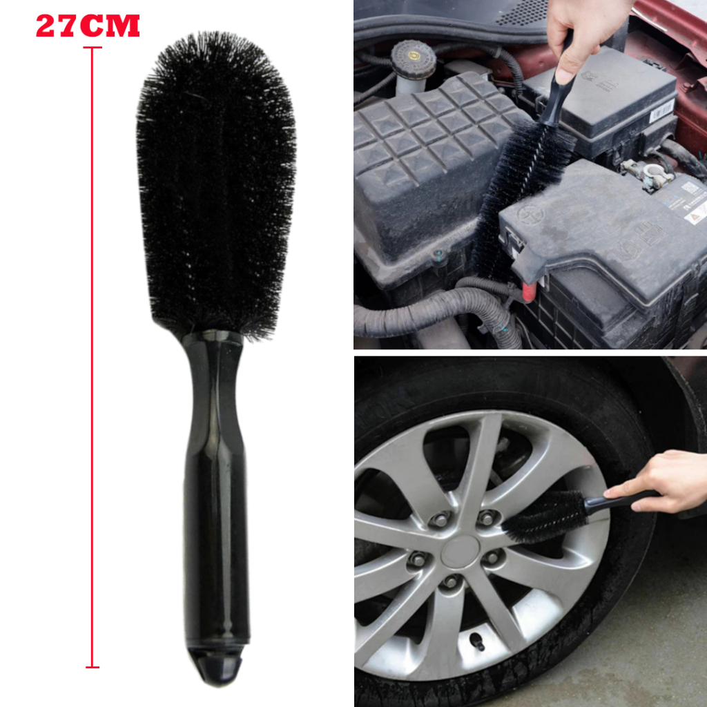 Car Motorcycle Wash Tire Brush Tyre Rim Detailing Brushes Berus Cuci ...