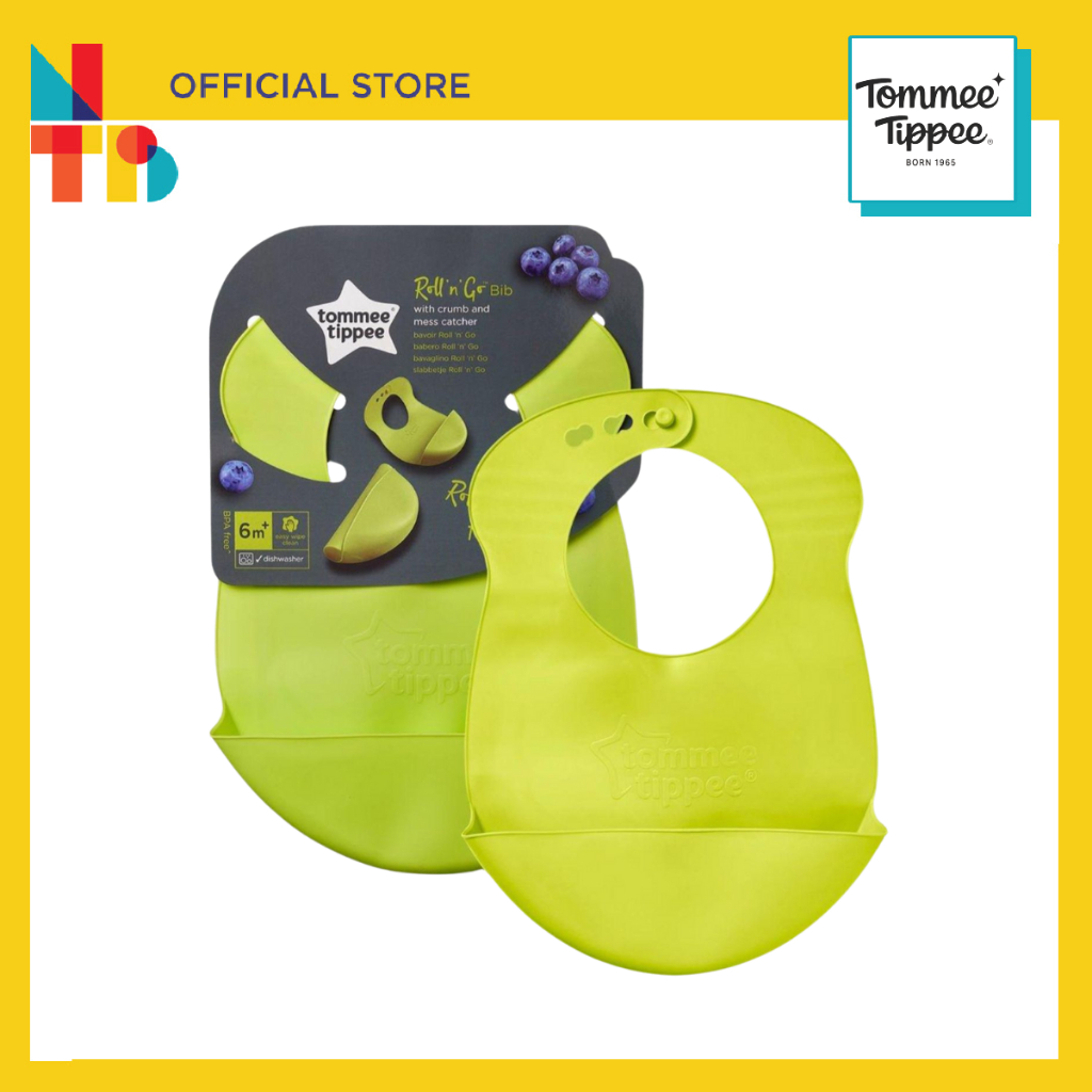 Tommee Tippee Bib Roll And Go (Assorted Color) | Shopee Malaysia