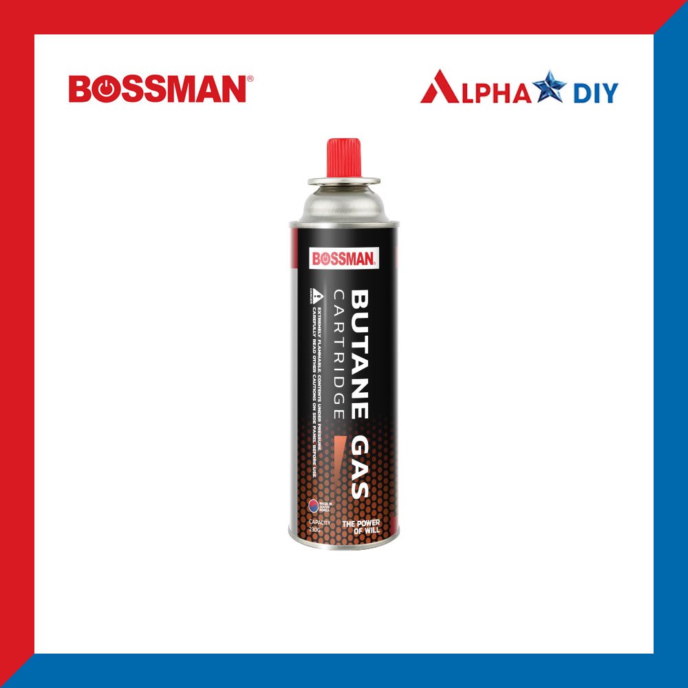 BOSSMAN Butane Gas Cartridge 230g (BBG230) | Shopee Malaysia
