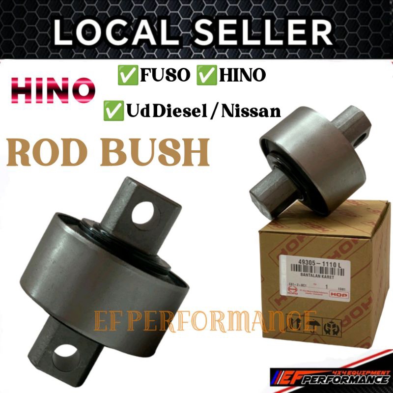 ORIGINAL HINO HOP TORQUE ROD BUSH NISSAN UD HOHAN ISUZU FUSO 49305 ...