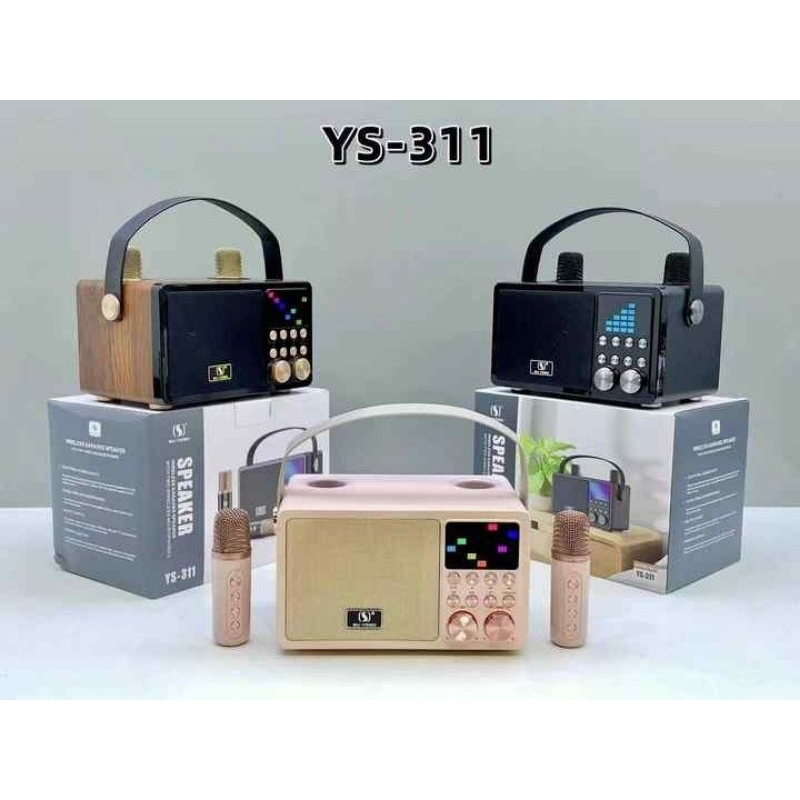 [Ready Stock] SU-YOSD YS-311 Bluetooth Speaker Karaoke With Dual ...