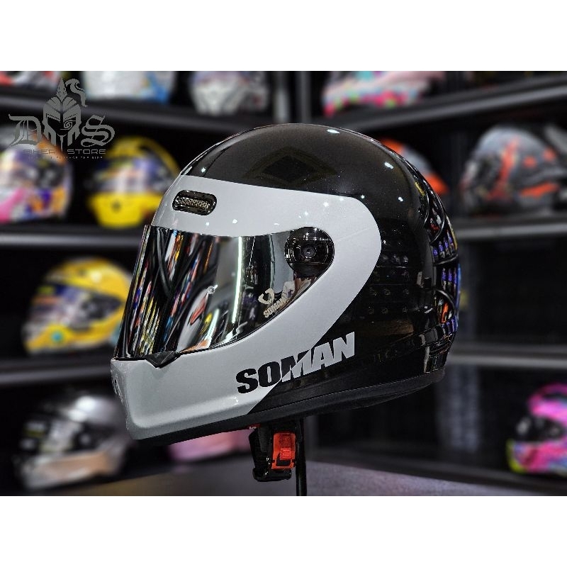 Original Soman Retro/Classic/Vintage Full Face Helmet | Shopee Malaysia