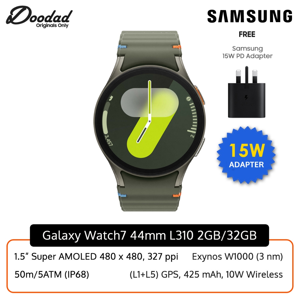 Samsung Galaxy Watch 7 / Watch7 44mm Bluetooth SM-I310 Waterproof IP68 ...