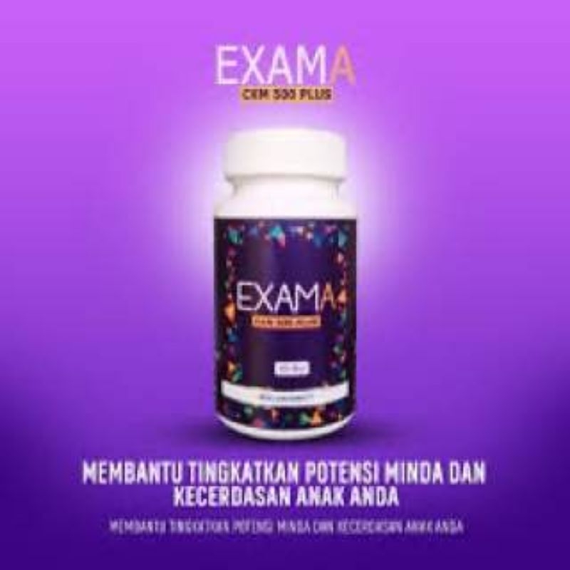 READY STOCK 𝗘𝗫𝗔𝗠𝗔 VITAMIN MINDA EXAMA MIND BOOSTER SUPPLEMENT | Shopee Malaysia