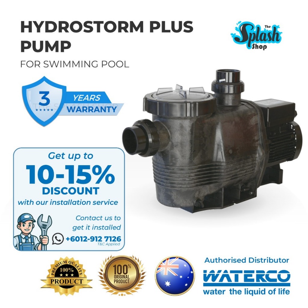 𝐏𝐔𝐌𝐏 - Hydrostorm Plus Pump for Swimming Pool : WATERCO TOP QUALITY ...