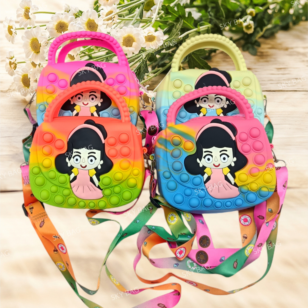 SBBBG29S [SKYBAG] Ready Stock Pop it Bag Fidget Toys Push Bubble ...