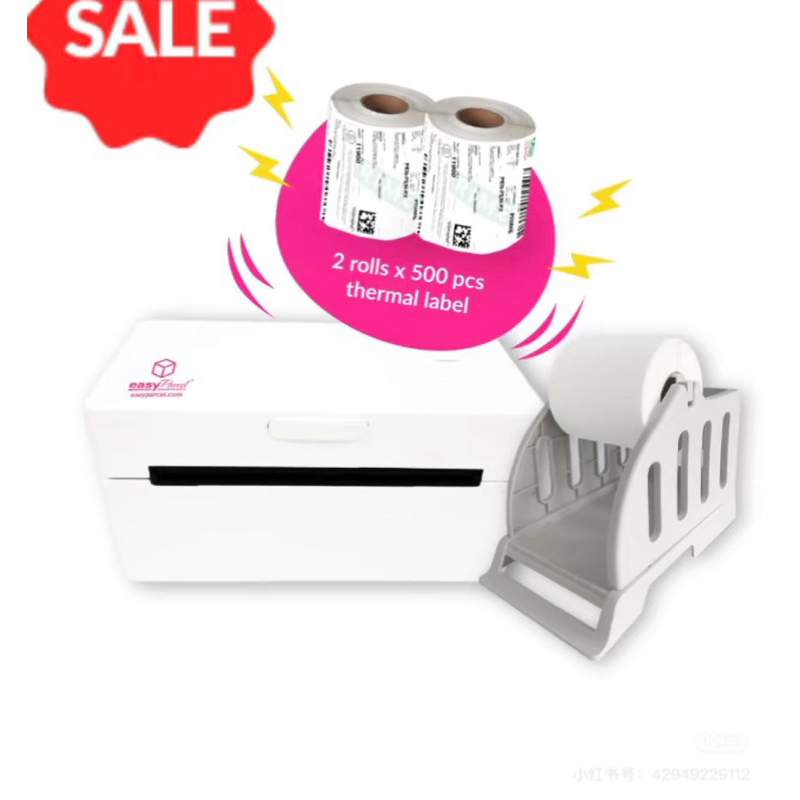 Soonmark M4201 Thermal Lable Printer (include 2 roll) for Print Shopee/Lazada AWB | Shopee Malaysia