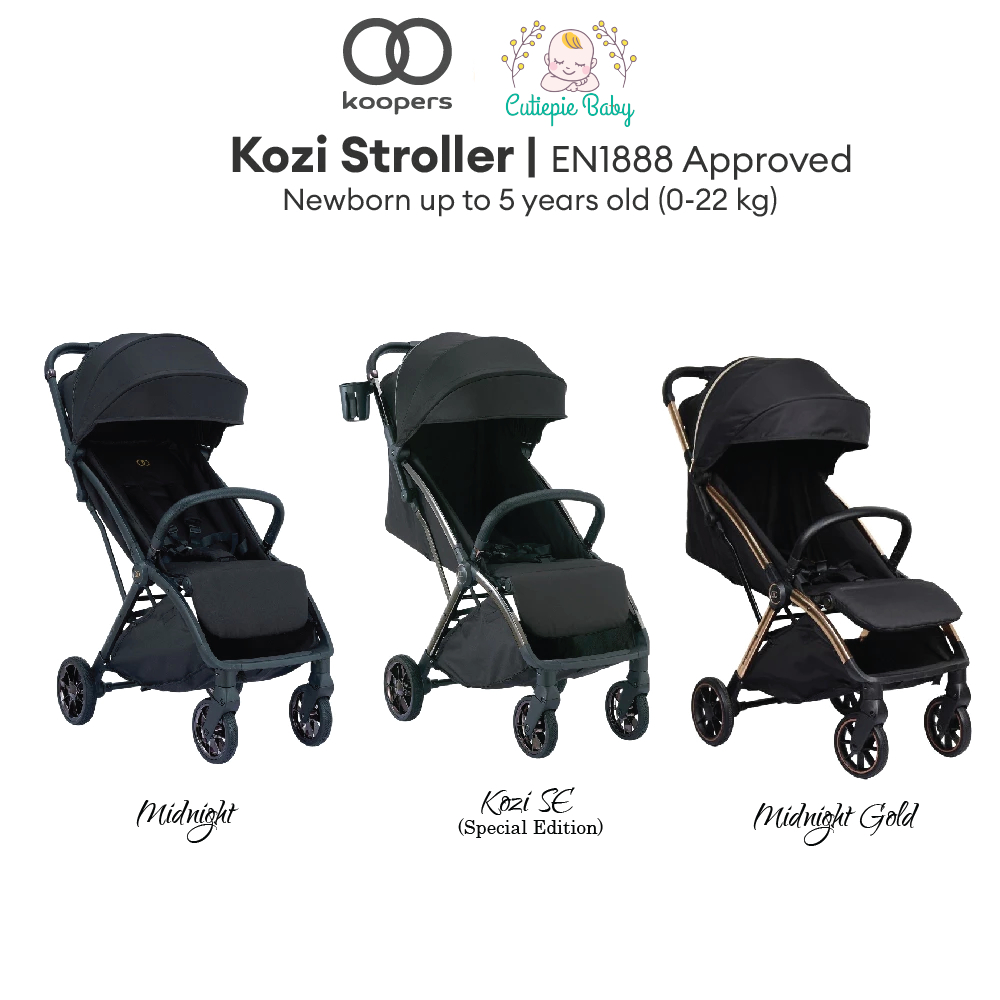 Koopers Kozi Lightweight Cabin Size Baby Toddler Stroller (0-22 kg ...