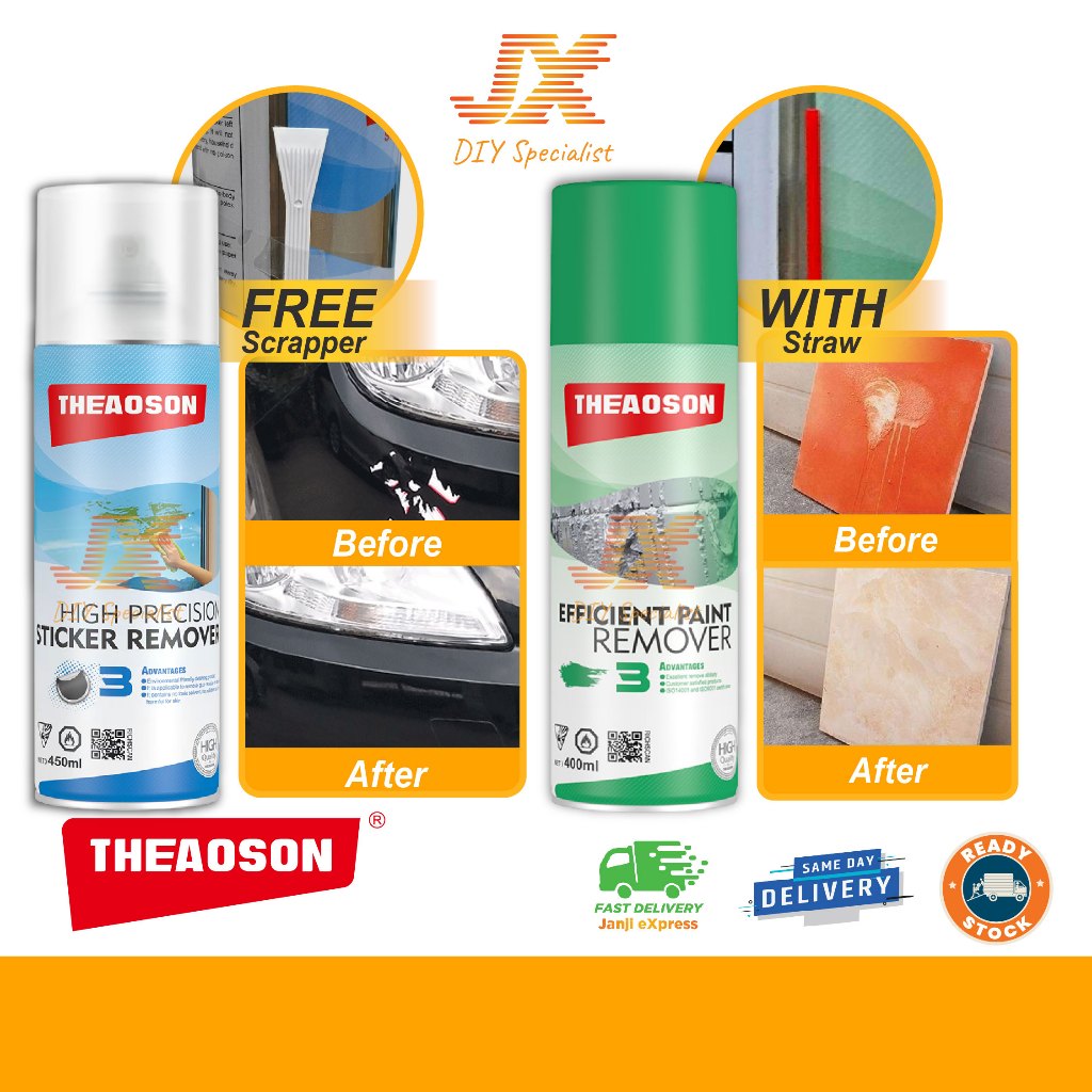 THEAOSON Efficient Paint Remover Spray Paint Stripper Oil Based Paint ...