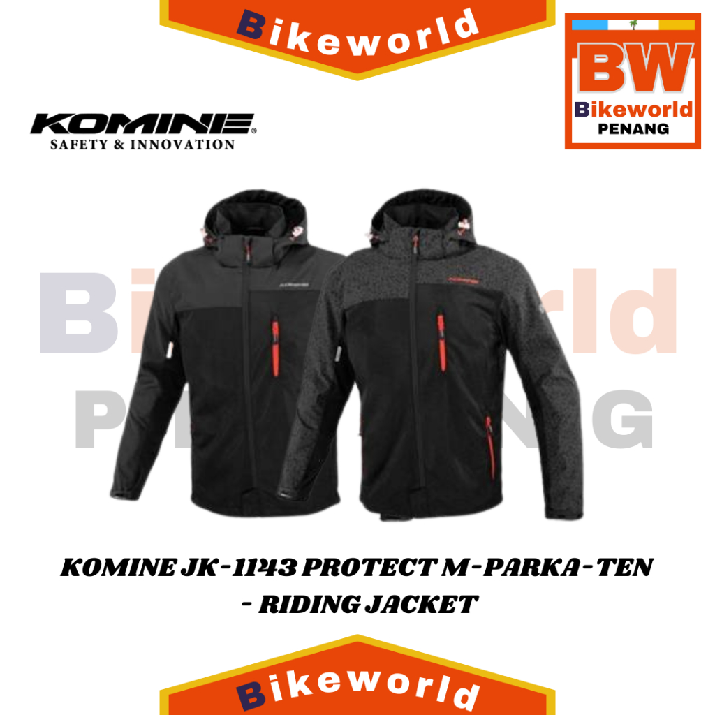 KOMINE JK-1143 PROTECT M-PARKA-TEN - RIDING JACKET [BIKEWORLD PENANG] | Shopee Malaysia