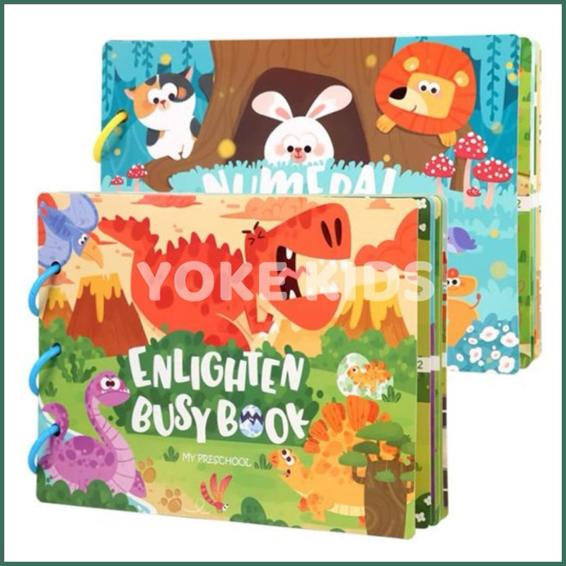 Busy Book/ Quiet Book/ Early Education Kids Learning/ Preschool ...