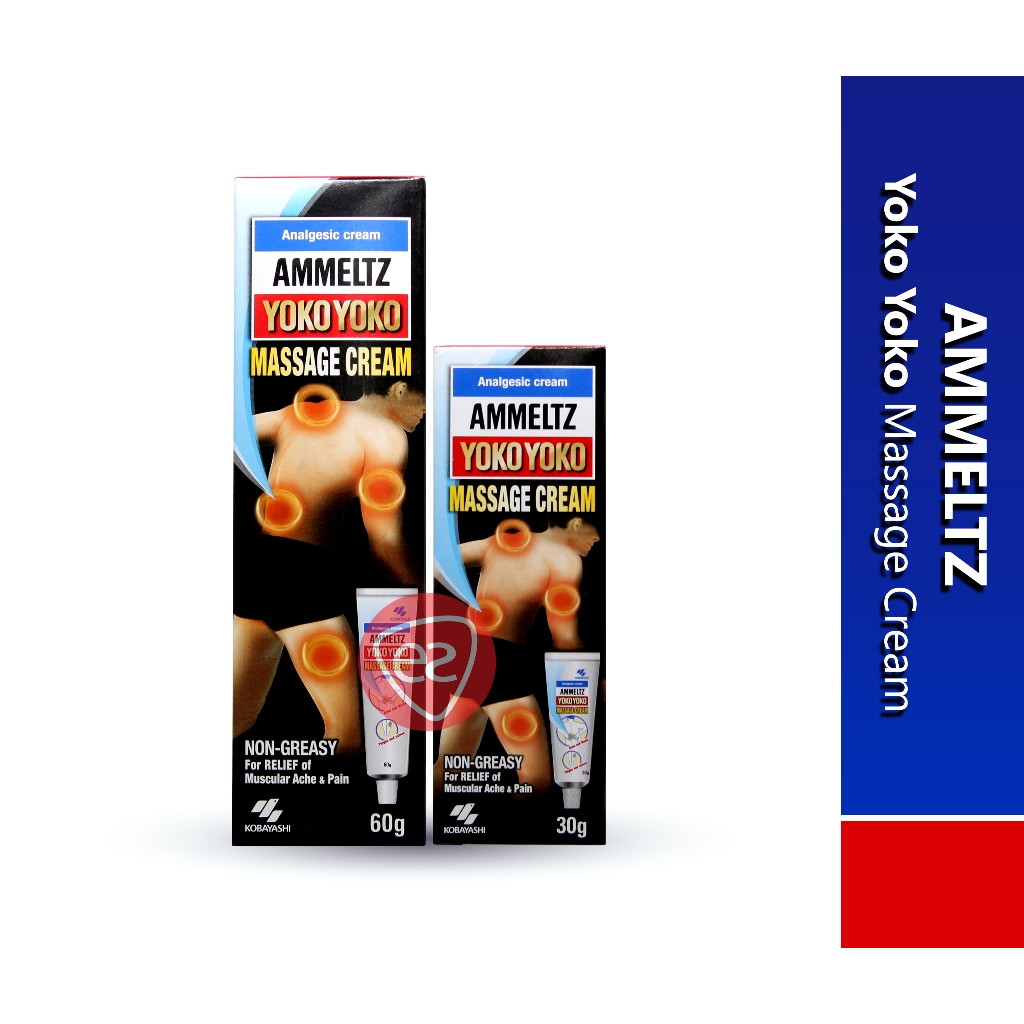 Ammeltz Yoko Yoko Analgesic Massage Cream ( 30g / 60g ) | Shopee Malaysia