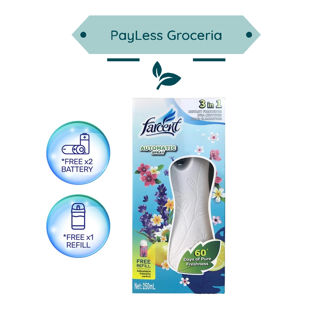 Farcent Automatic Scented Starter Spray Dispenser Refill Air Freshener ...