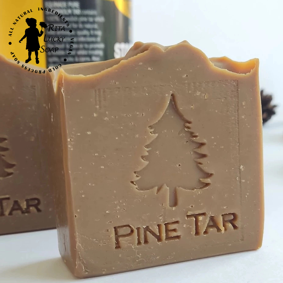 Rita Lucky Soap Pine Tar Soap 125g Men's Soap Best For Eczema Psoriasis ...