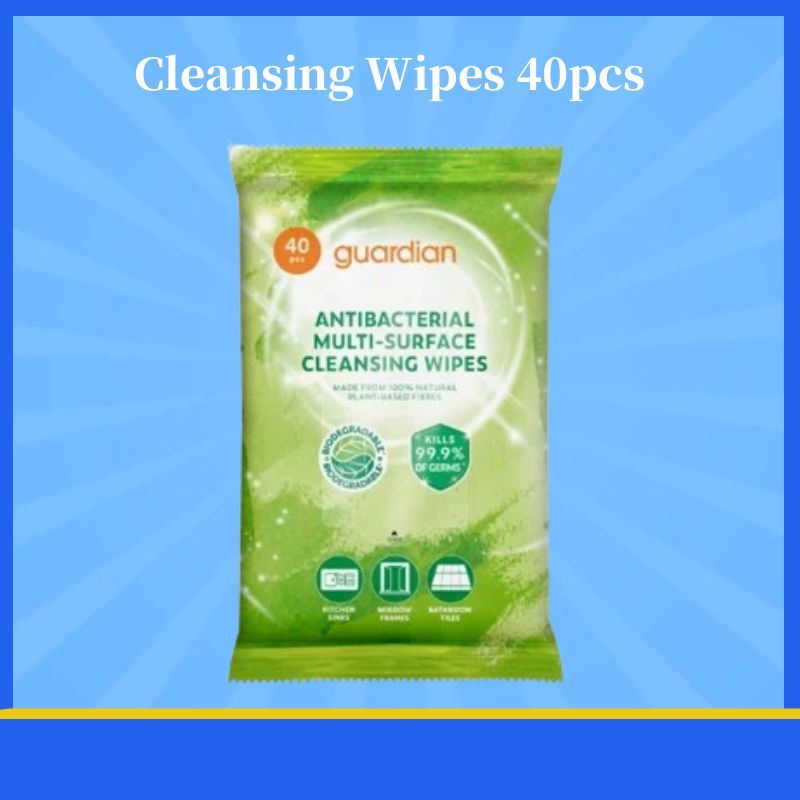 Guardian Antibacterial Multi-Surface Cleansing Wipes (Biodegradable ...