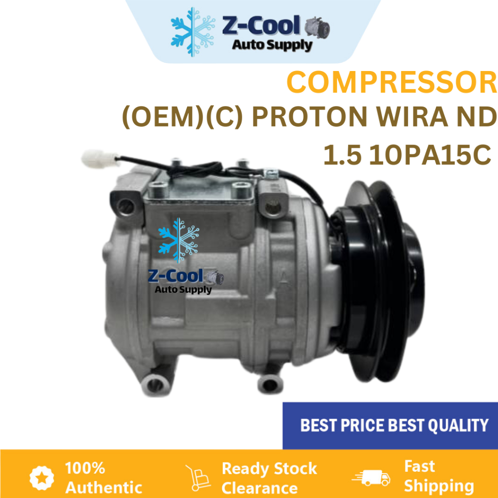 Aircond Compressor CHINA NEW Proton Wira 1.5 Denso 10PA15C | Shopee ...