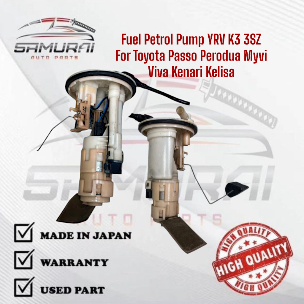 Fuel Petrol Pump YRV K3 3SZ For Toyota Passo Perodua Myvi Viva Kenari ...