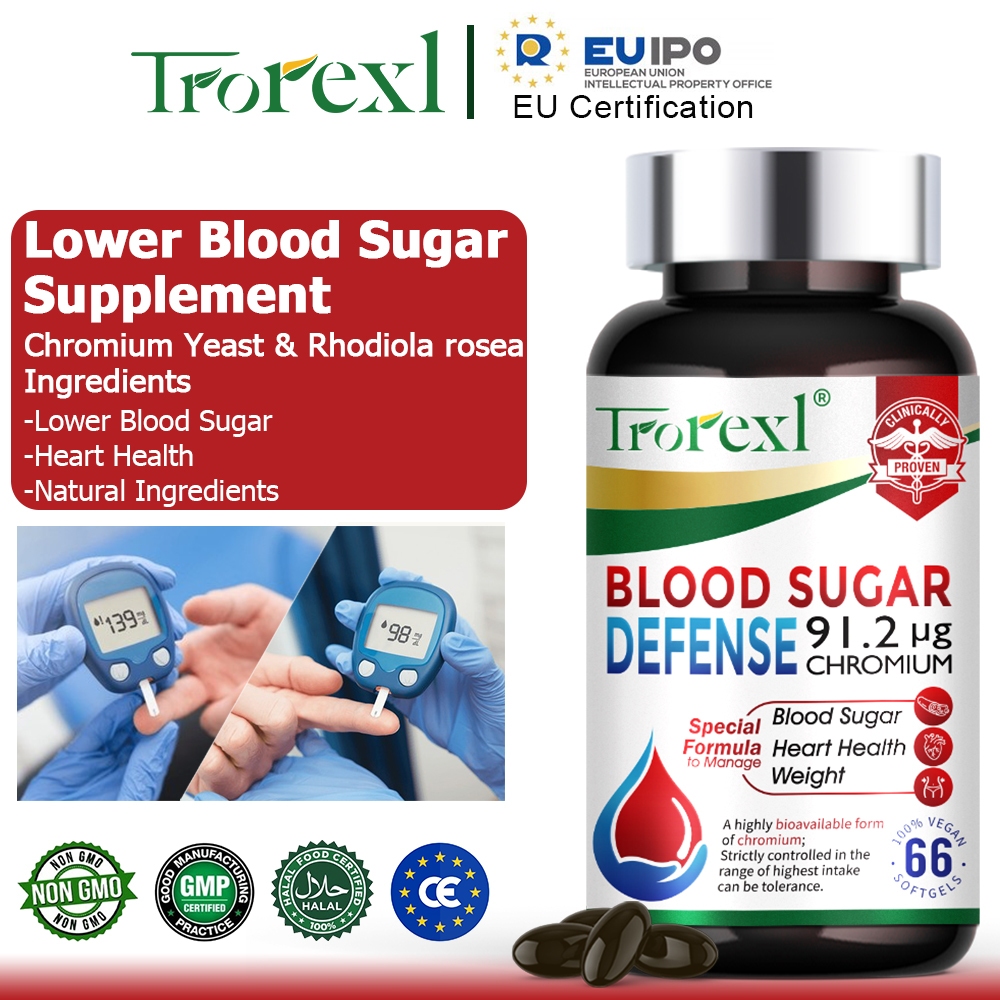 [2-Day Delivery]Trorexl Blood Sugar Support Capsule Lowering blood fat ...