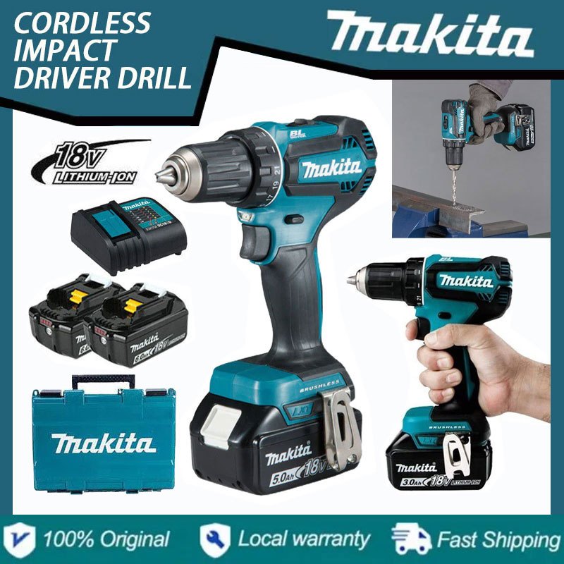 Makita DDF485 Brushless Drill 18V High Quality Multifunctional Electric ...