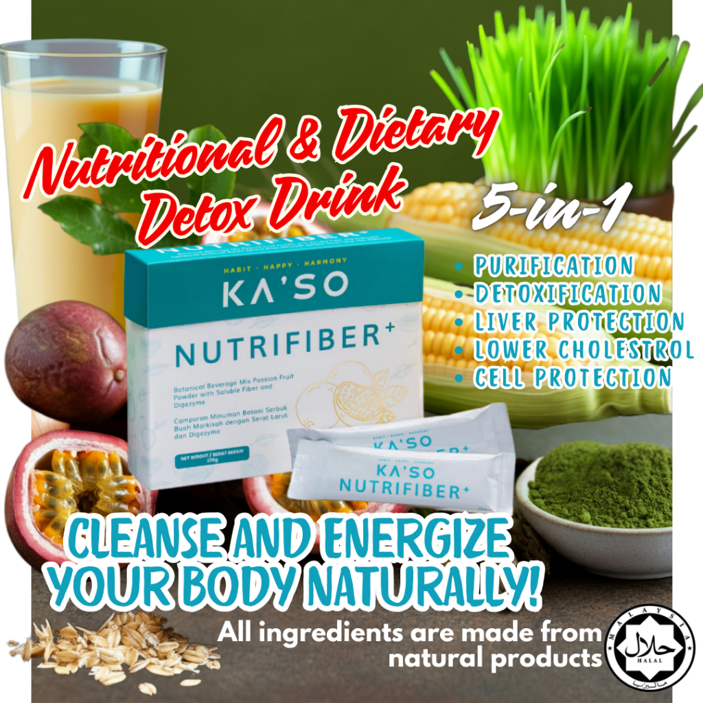 Nutrifiber+ by KA'SO: untuk menyingkirkan toksin, menyihatkan hati dan ...