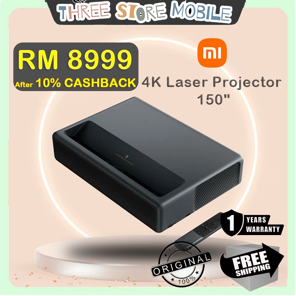 [Global] Xiaomi Mi 150" inch 4k Laser Cinema 2 2400ANSI TV Projector ...