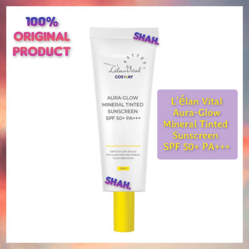 COSWAY L’élan Vital Aura-Glow Mineral Tinted Sunscreen SPF 50+ PA+++ Code:93299 | Shopee Malaysia