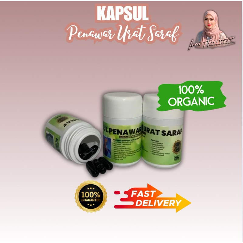 KAPSUL PENAWAR URAT SARAF (100% ramuan akar kayu asli) | Shopee Malaysia