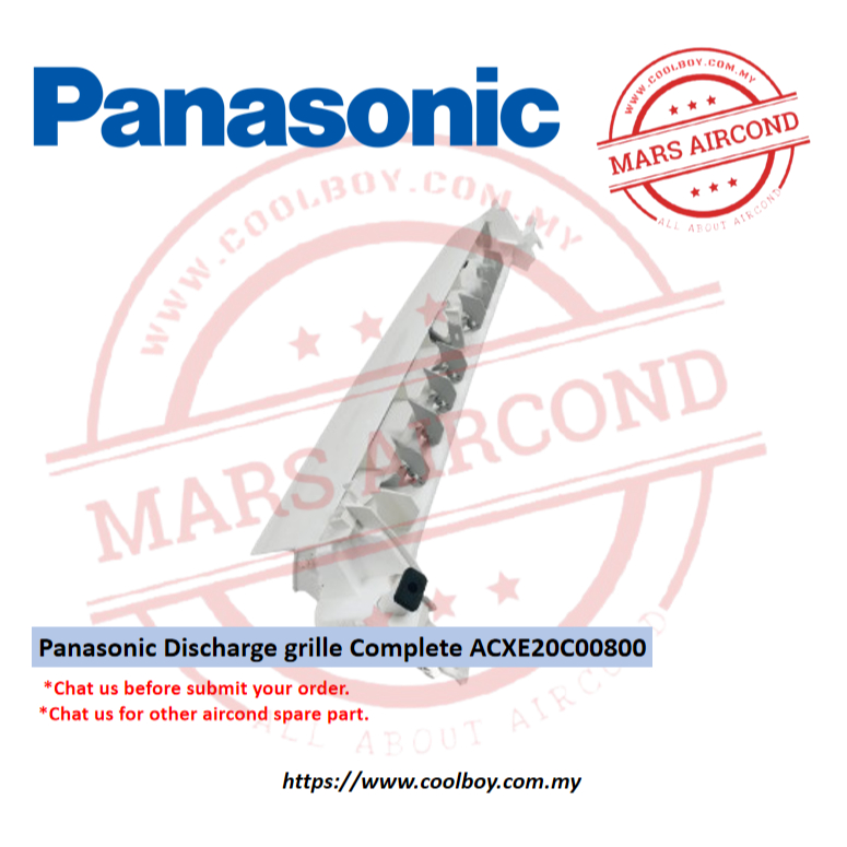 Panasonic Discharge grille complete ACXE20C00800 | Shopee Malaysia