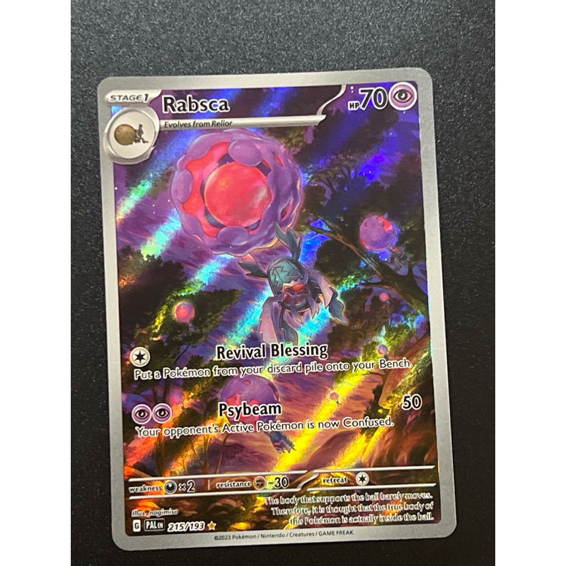 Rabsca Pokemon TCG Illustrations Rare | Shopee Malaysia