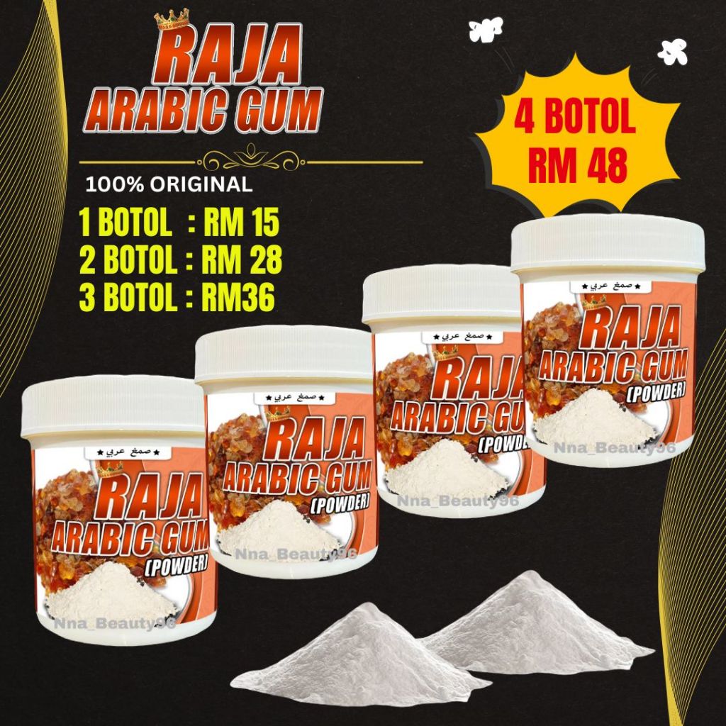 RAJA ARABIC GUM | ORIGINAL 100% | Shopee Malaysia