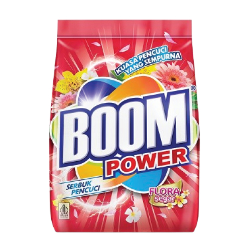 Boom Powder Detergent Flora Segar 2.3kg/Boom Detergent Powder 2.3kg ...