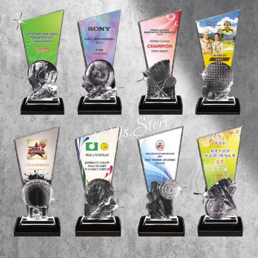 C05 Crystal Trophy Plaque Award ; Anugerah Piala Kristal ;水晶奖杯 (CRT914 ...