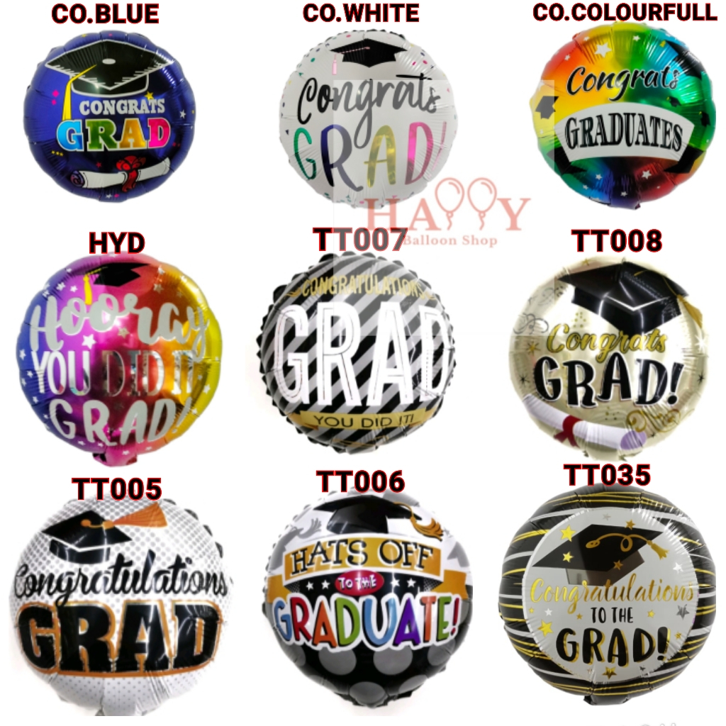 10inci Belon Foil Grad ( Graduasi ) , Congratulations (Tahniah ...