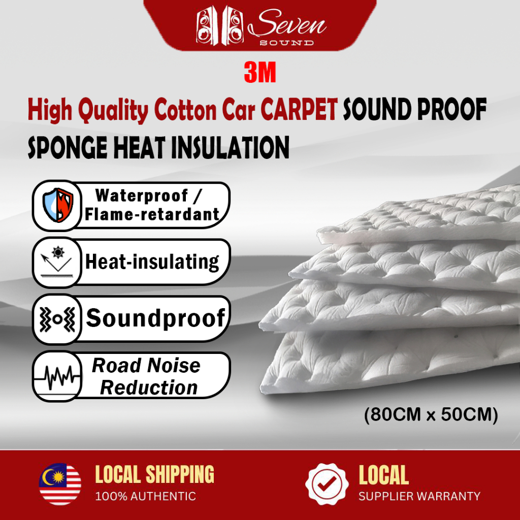 Car Soundproof Sponge 80cmx50cm | Noise & Heat Insulation | High ...