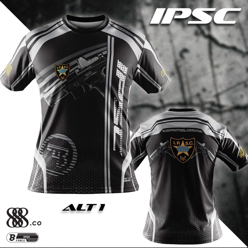 TACTICAL T SHIRT TACTICAL BAJU IPSC FULL SUBLIMATION READY STOCK ...