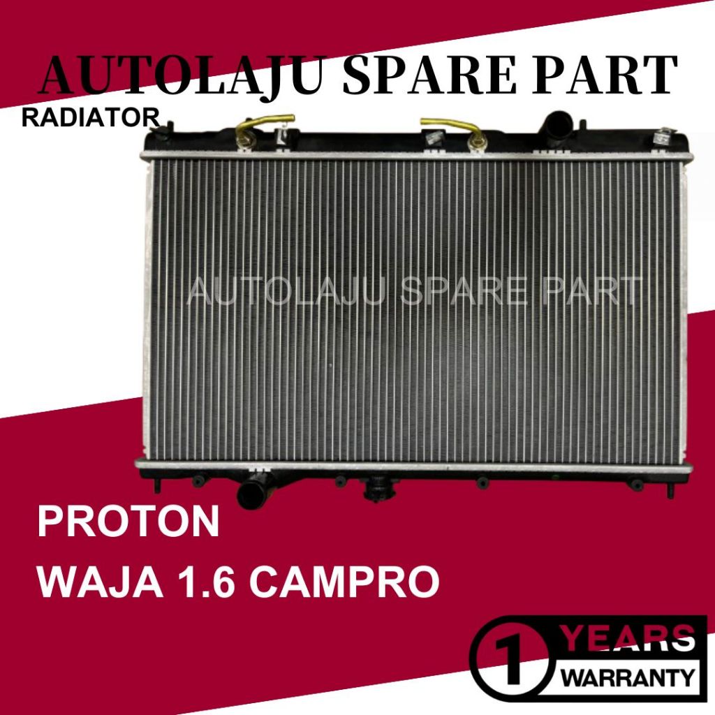 [PALING TEBAL] PROTON WAJA CAMPRO 1.6 / GEN2 PERSONA 2FAN RADIATOR HIGH ...