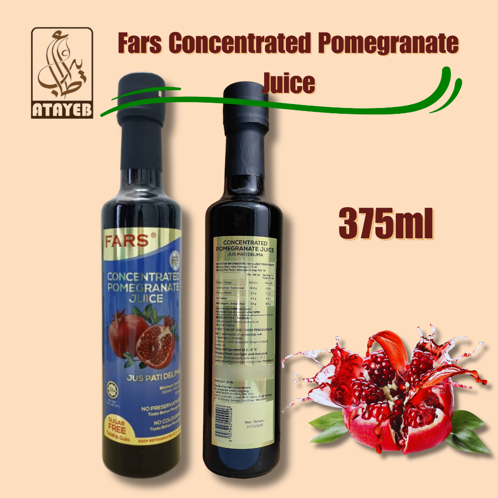 Fars Concentrate Pomegranate Juice / Fars Jus Pati Delima /Jus Delima ...