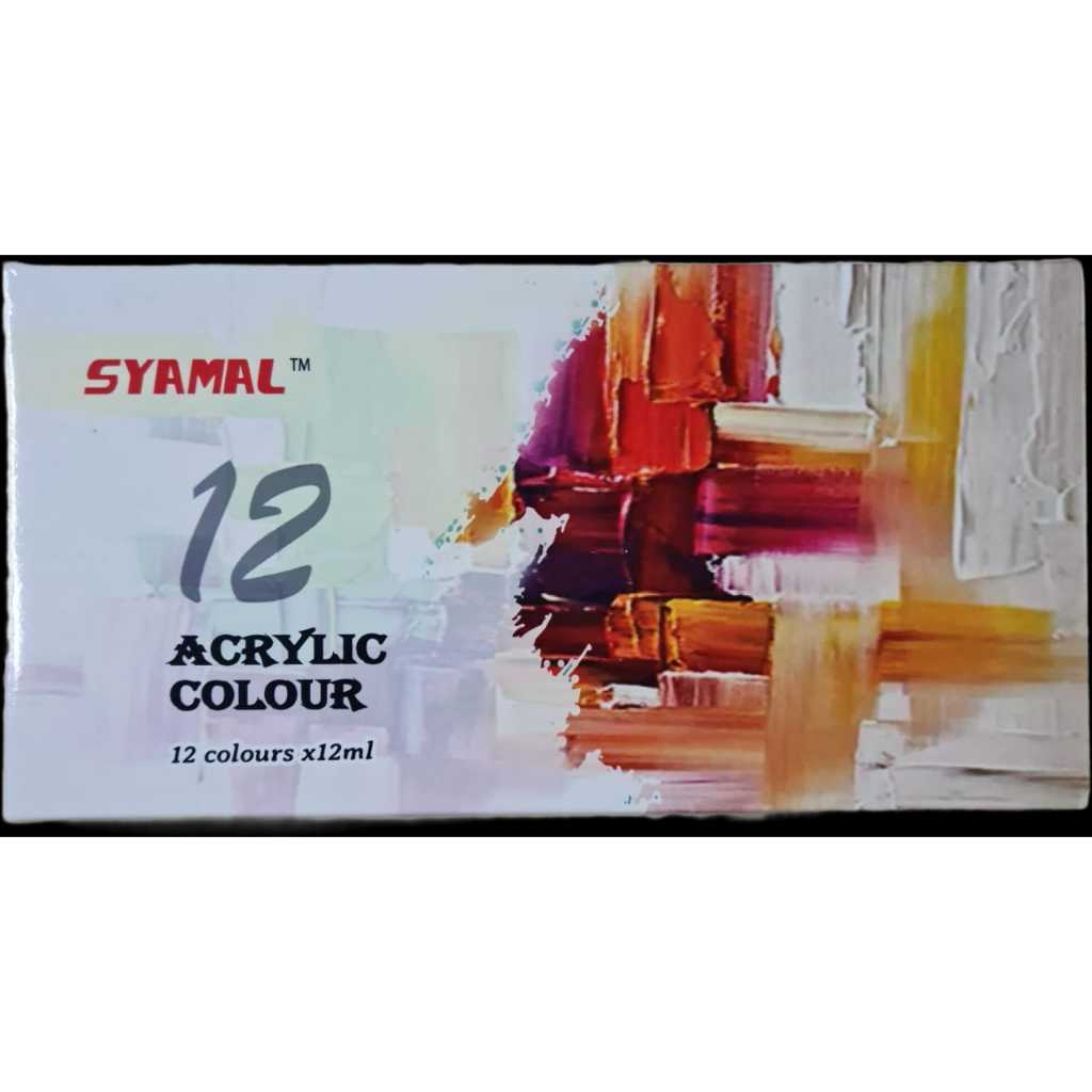 Syamal Acrylic Colour 12col - 12ML | Shopee Malaysia