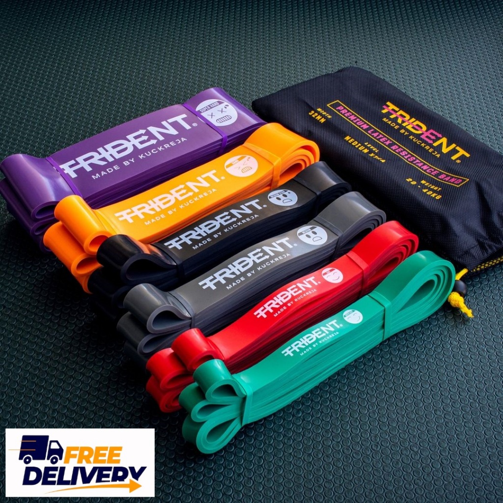TRIDENT SUPER EASY PREMIUM RESISTANCE BAND | Shopee Malaysia