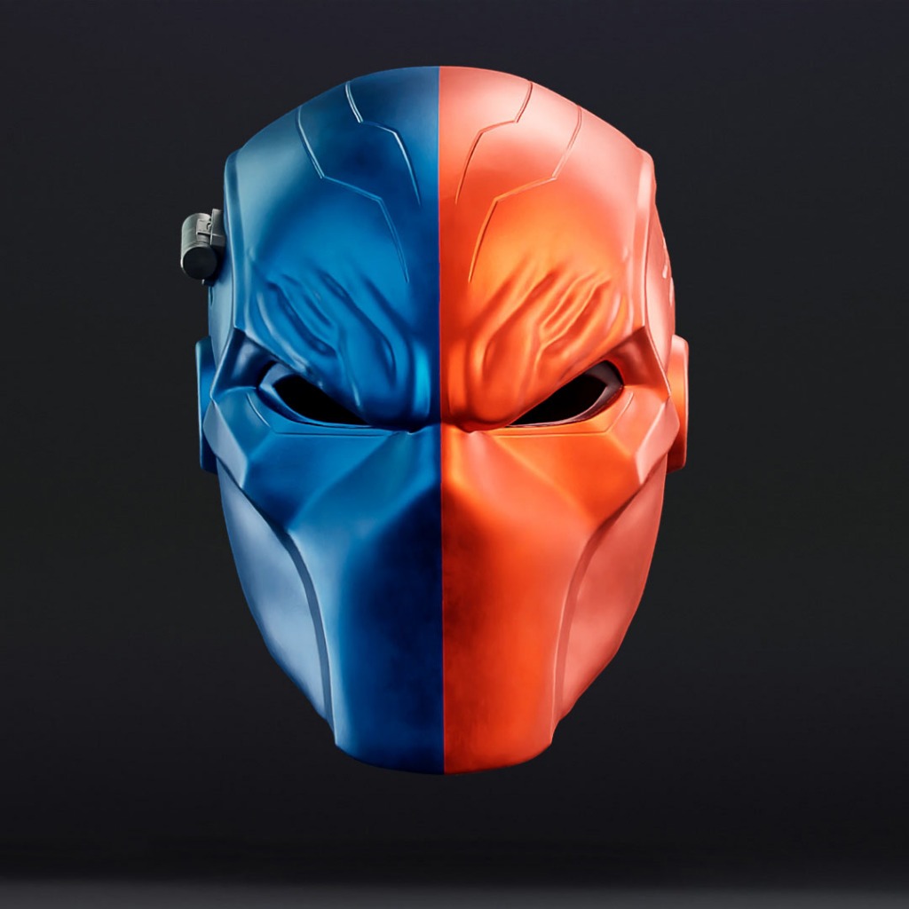 DeathStroke - DC Cosplay STL Files Helmet 3D Print Wearable | Shopee ...