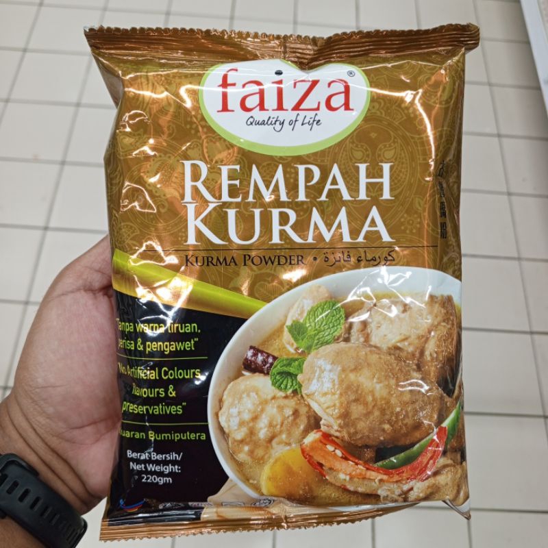 Faiza Rempah Kurma Powder 220g | Shopee Malaysia